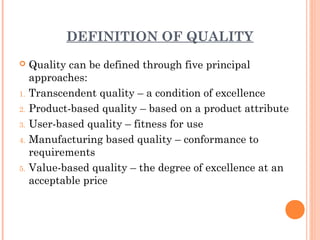 Quality Analysis in Apparel industry | PPT