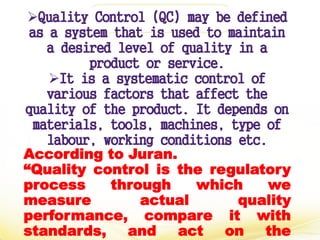 Factors affecting quality | PPTX