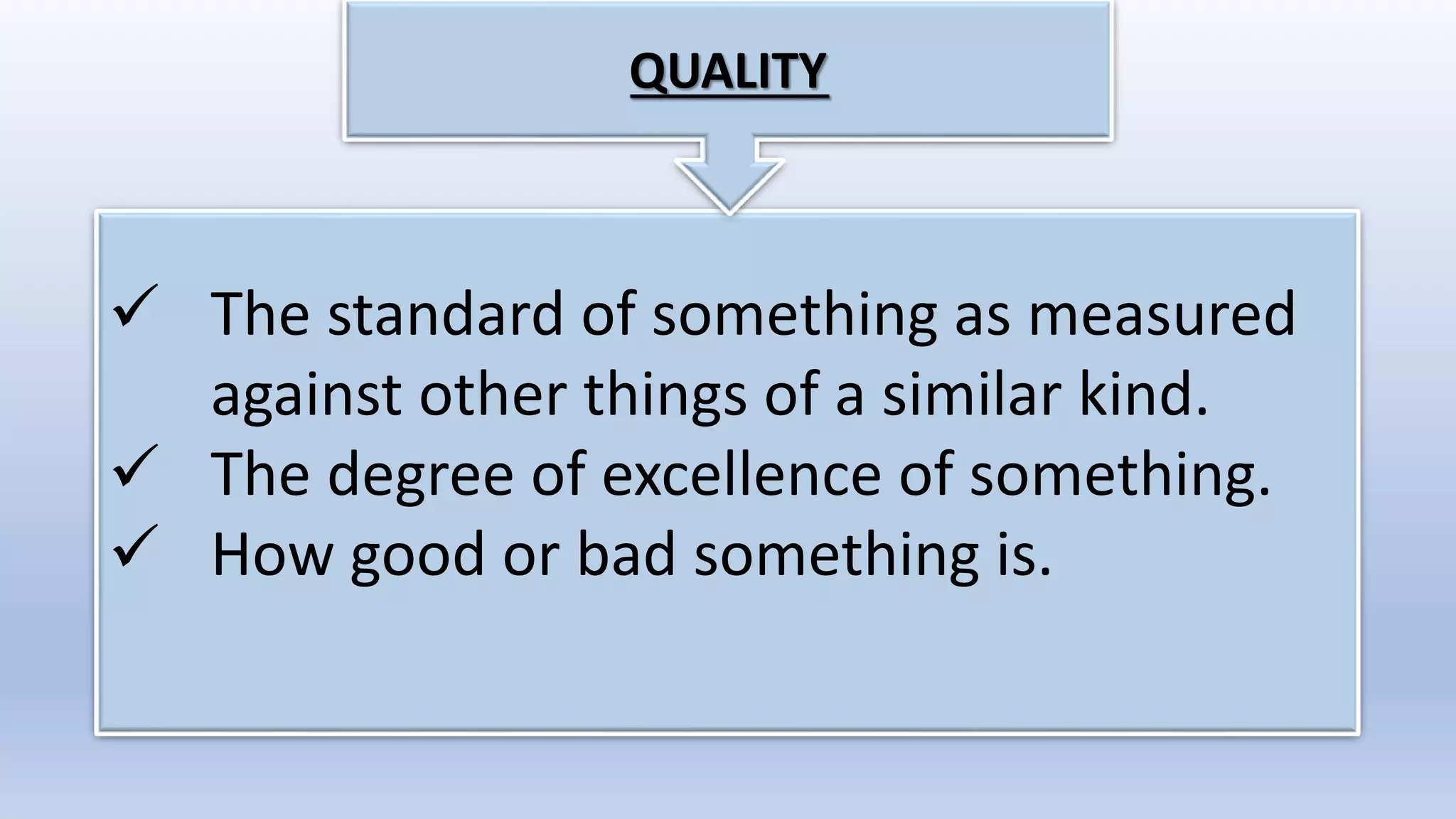 Quality Introduction | PPT
