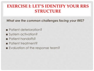 rapid response team | PDF