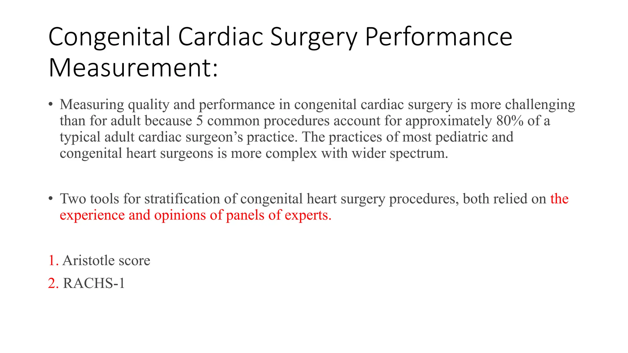 Quality Measurement in Cardiac Surgery | PPTX