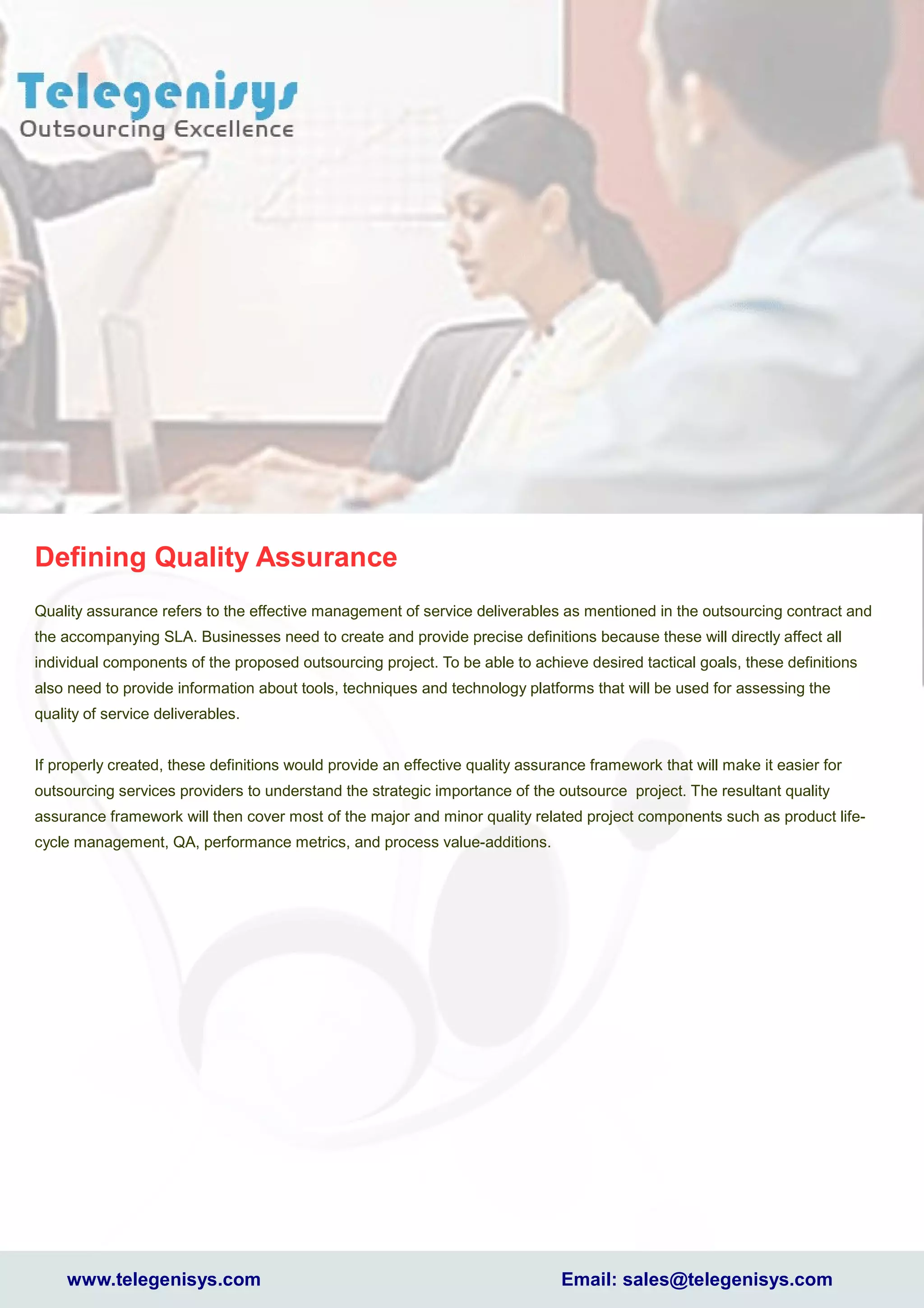 Quality assurance-in-bpo | PDF
