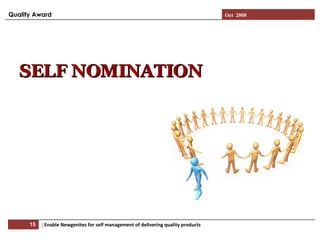 Quality Award | PPT | Manufacturing Industry | Industries