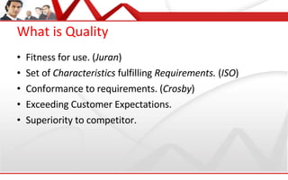 Quality Benifits | PPT
