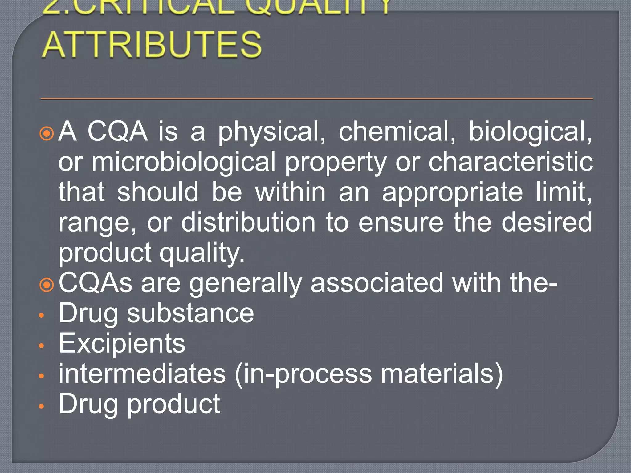 Quality-by-design(QbD) in pharmaceutical development | PPTX