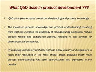 Quality by-Design (QbD) by Mr. Nitin Kadam. | PPT