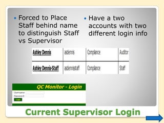 Quality Control Monitor -Presentation | PPTX | Technology & Computing