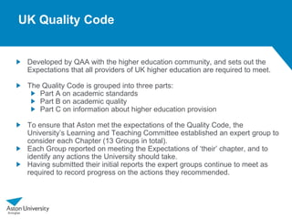 Quality-Framework-Case-of-Aston-University.ppt