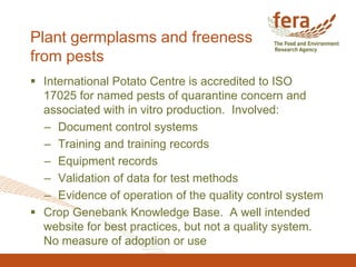 GRM 2011: A quality management framework for integrated plant breeding ...