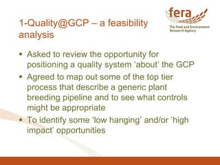 GRM 2011: A quality management framework for integrated plant breeding ...