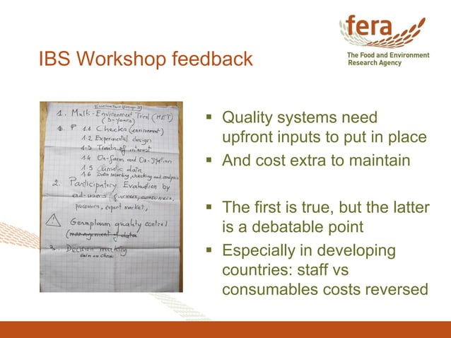 GRM 2011: A quality management framework for integrated plant breeding ...