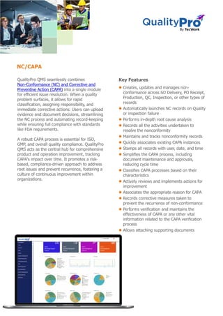 Quality Management Software for Manufacturing Industries | PDF