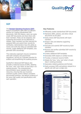 Quality Management Software for Manufacturing Industries | PDF