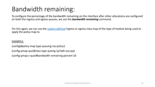 Quality of-service configuration on cisco nexus | PPTX