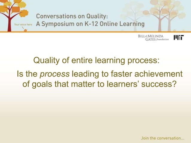 Assessing quality: Learner analytics, or human intuition? | PPT