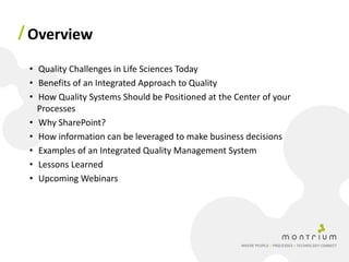 Implementing an Integrated Quality Management System in SharePoint | PDF