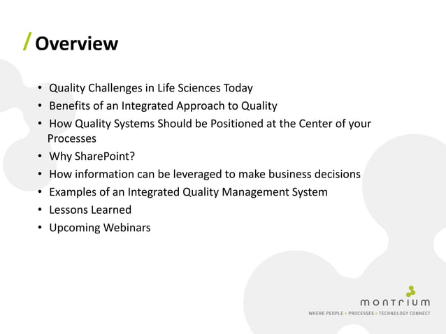 Implementing an Integrated Quality Management System in SharePoint | PDF | Web Development ...