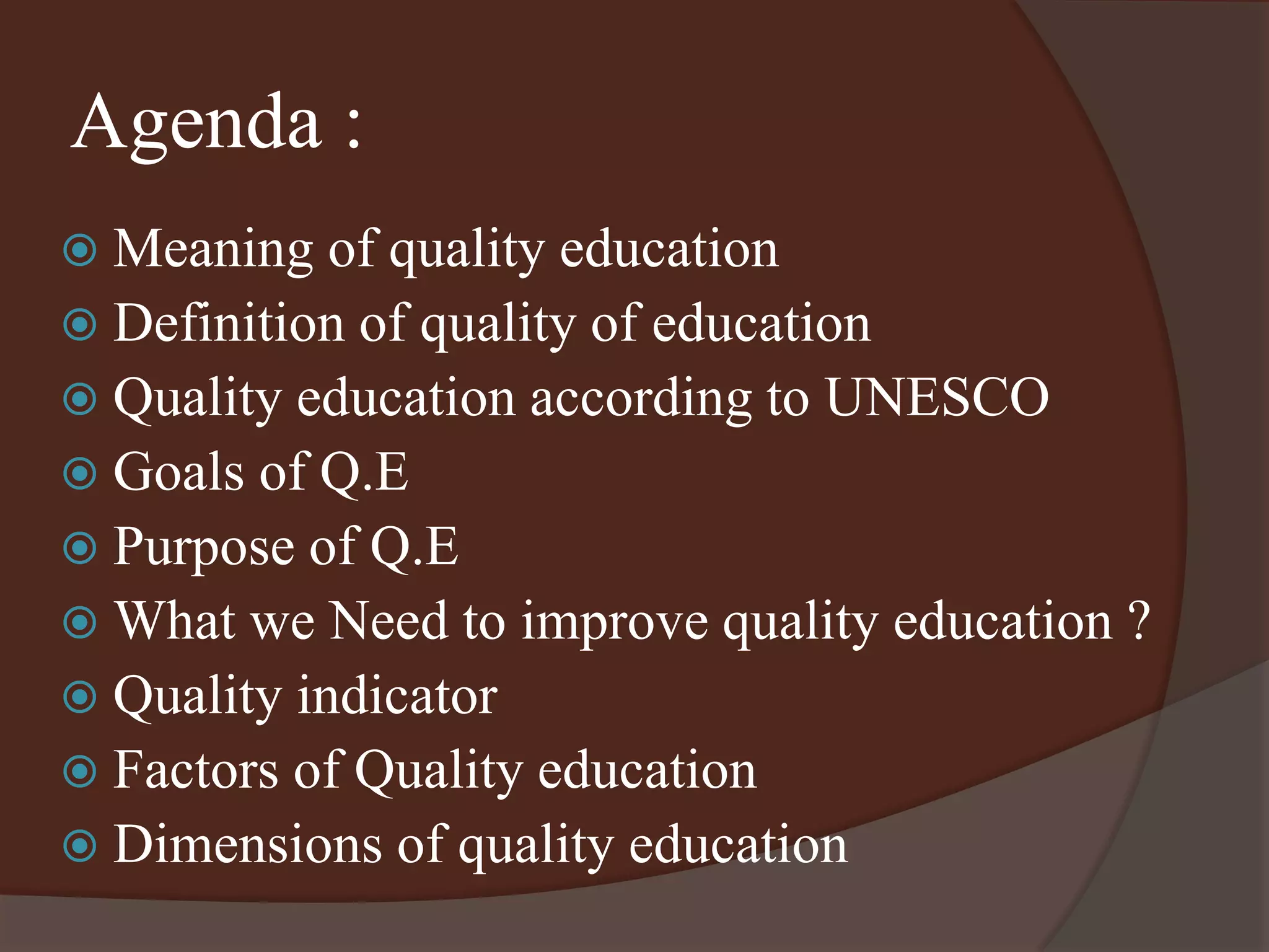 Quality Education | PPTX
