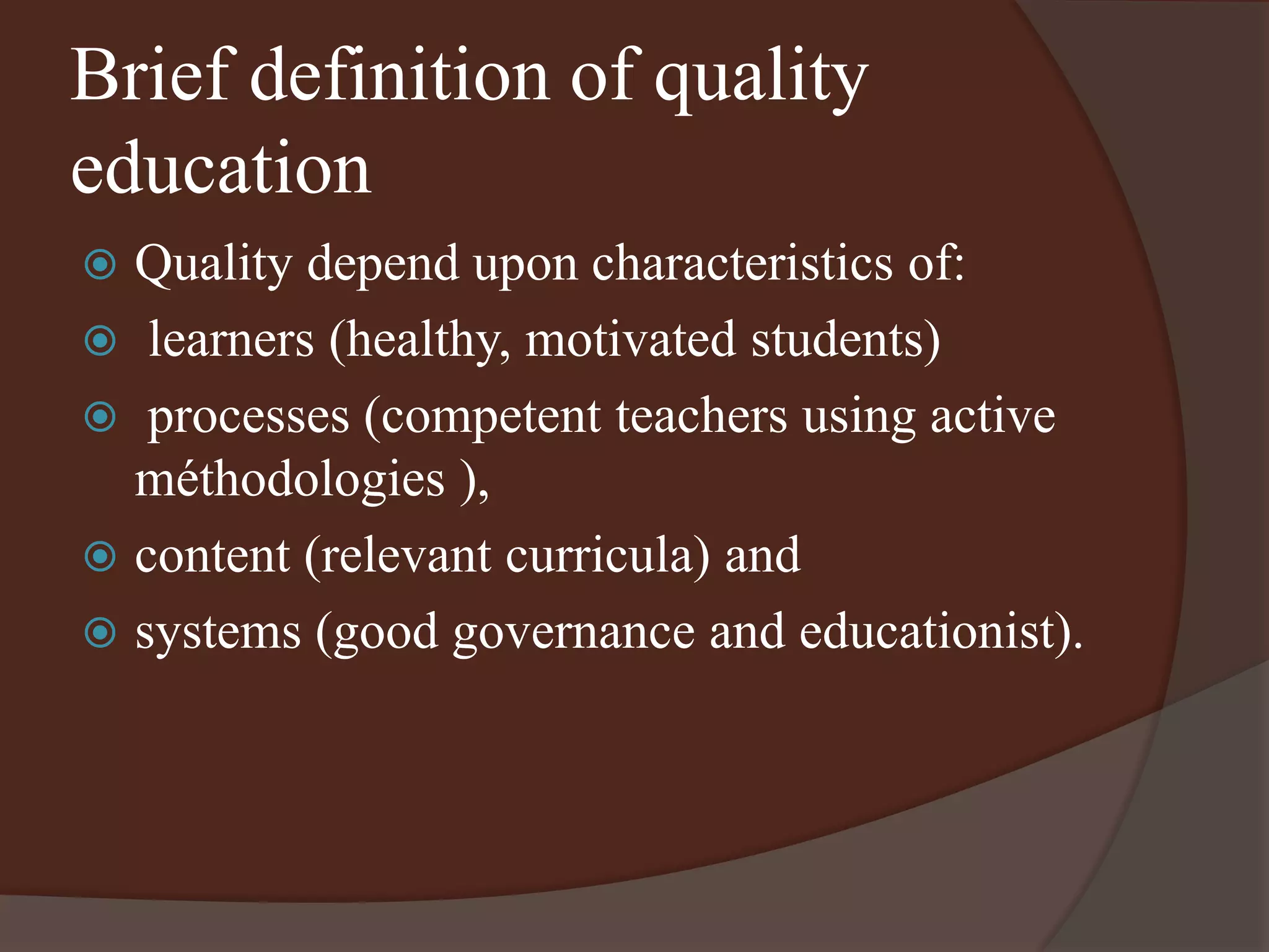 Quality Education | PPTX