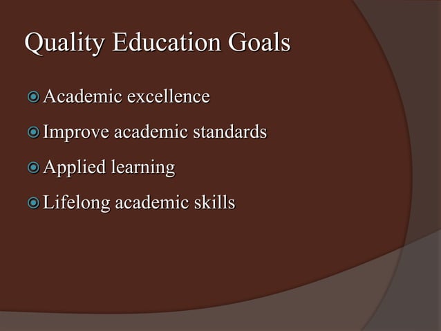 Quality Education | PPTX | Professional School | Postgraduate Education