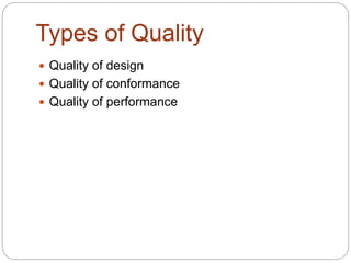 Importance Of Quality | PPT