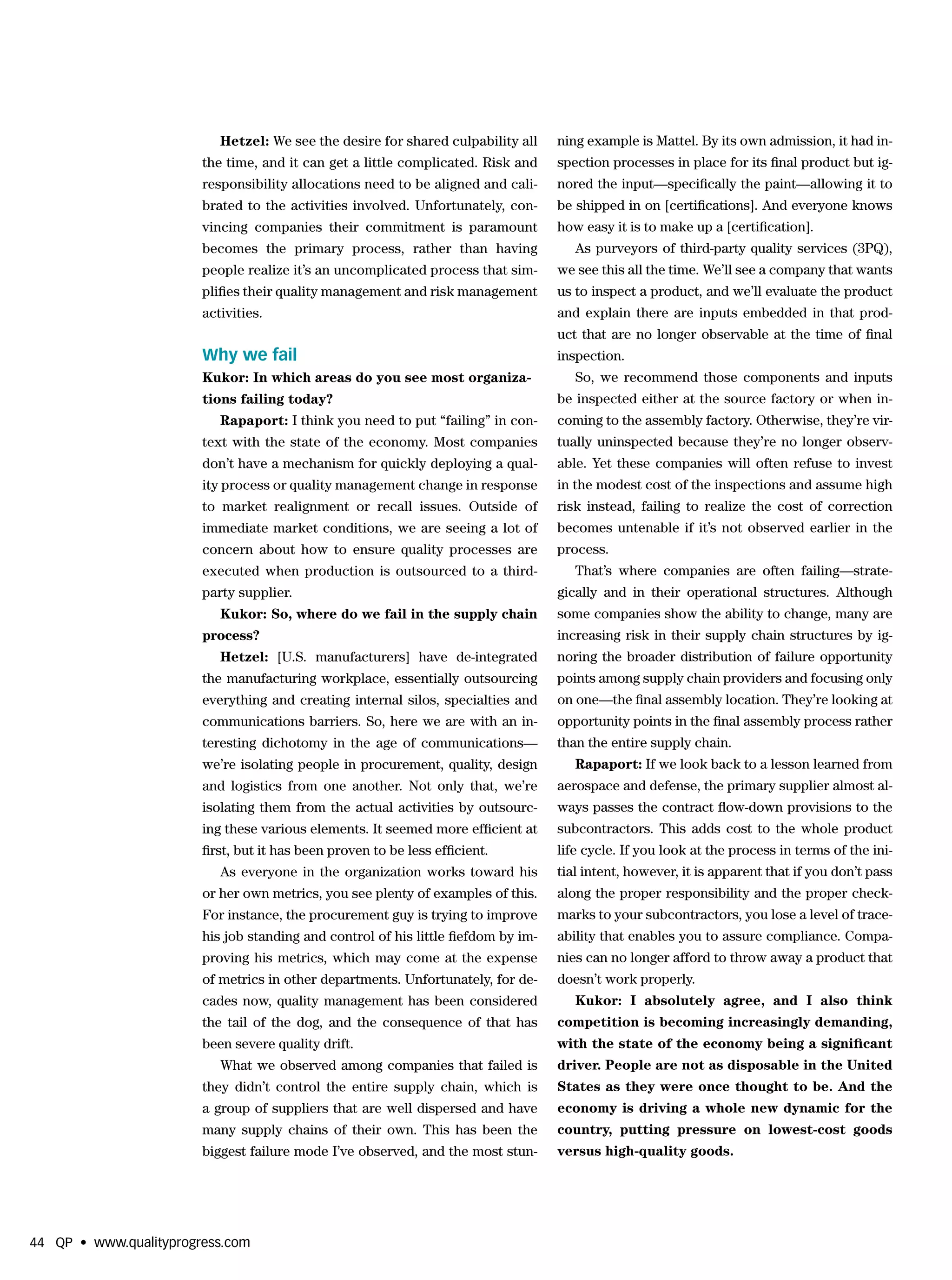 Quality 3.0 THE NEXT REVOLUTION | PDF