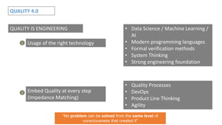 Quality 4.0 and reimagining quality | PPTX