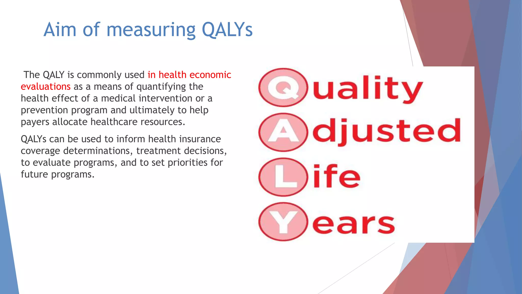 Quality adjusted life years(QALYs).pptx