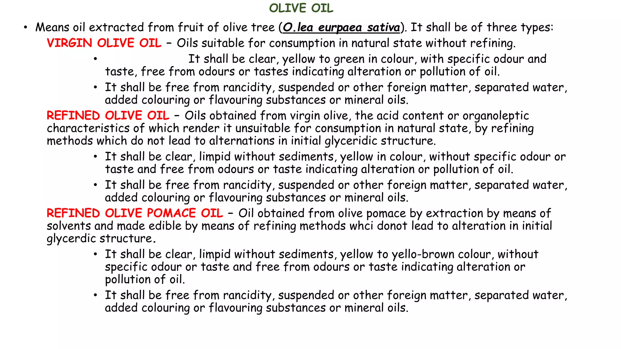 Quality analysis of fats and oils ppt | PPTX