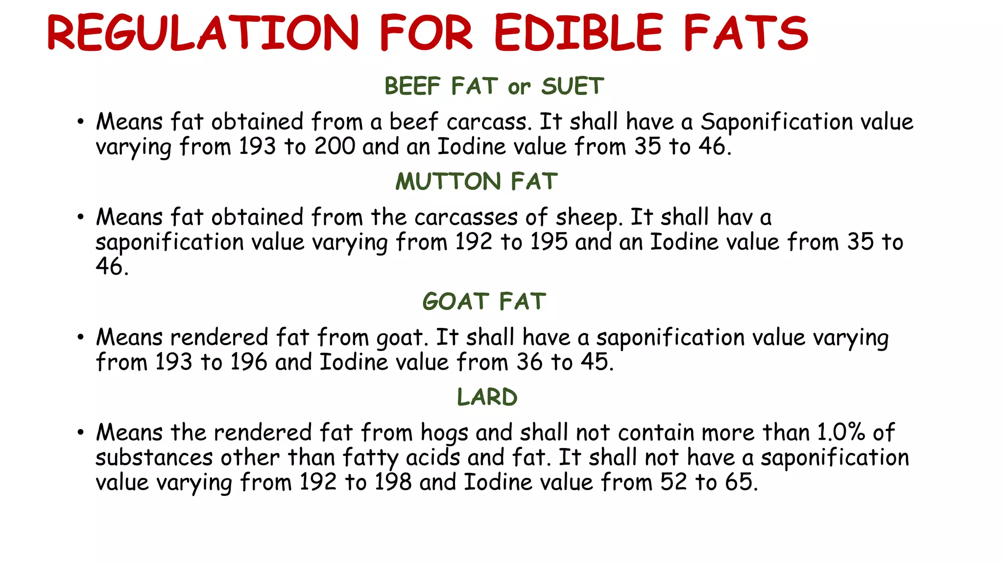 Quality analysis of fats and oils ppt | PPTX