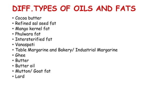 Quality analysis of fats and oils ppt | PPTX