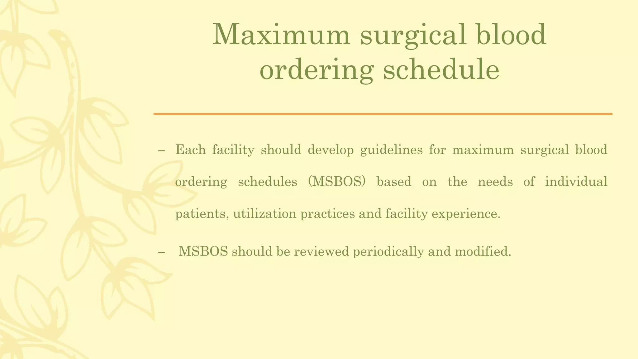 Quality and blood bank | PPTX