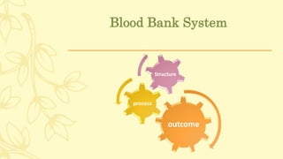 Quality and blood bank | PPTX