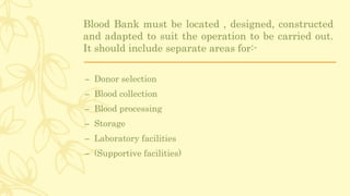 Quality and blood bank | PPTX
