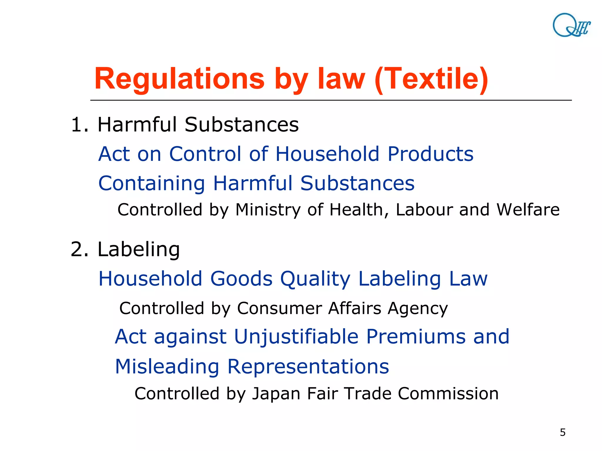 Quality and Compliance in Japan and JIS overview | PPT