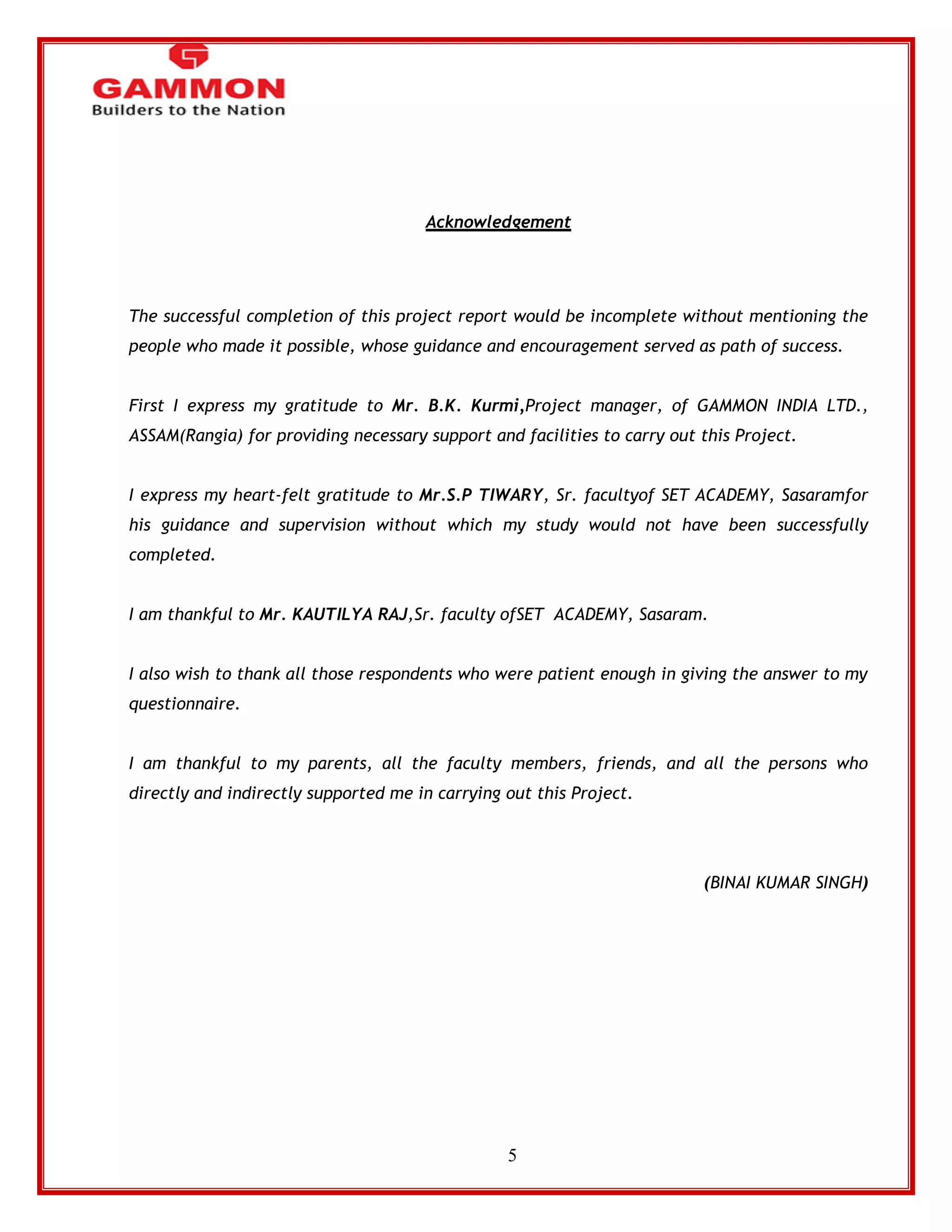 Quality and continual improvement in gammon india | PDF | Construction ...