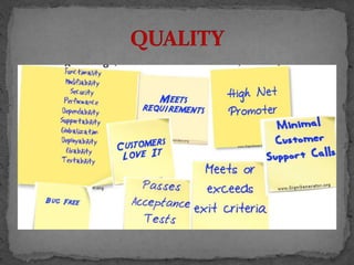 Quality and evolution of quality by suhasini | PPTX