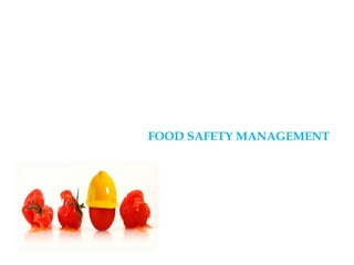 Quality and food safety management | PPT