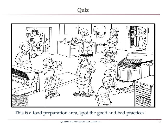 Quality and food safety management