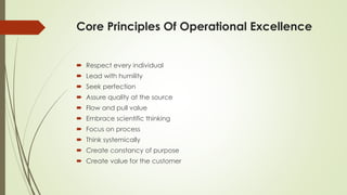 Quality and Operational Excellence | PPTX