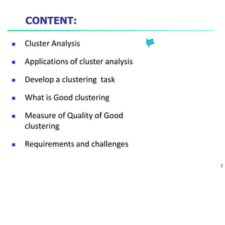 QUALITY AND VALIDITY OF CLUSTER ANALYSIS | PDF