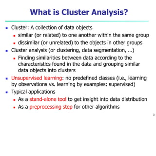QUALITY AND VALIDITY OF CLUSTER ANALYSIS | PDF