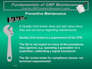 Quality Approval in Maintenance | PPT