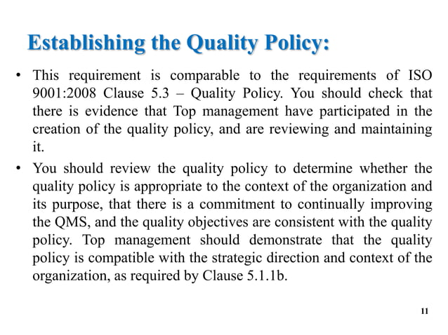 Quality as a strategic decision | PPTX | Business Administration | Business