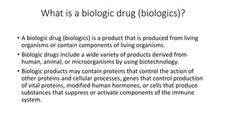 Quality assessment of biologics | PPTX