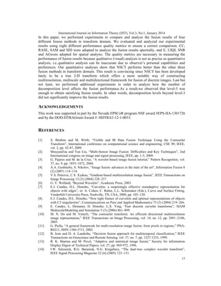 Quality assessment of image fusion | PDF