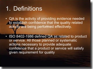 Quality Assurance | PPT