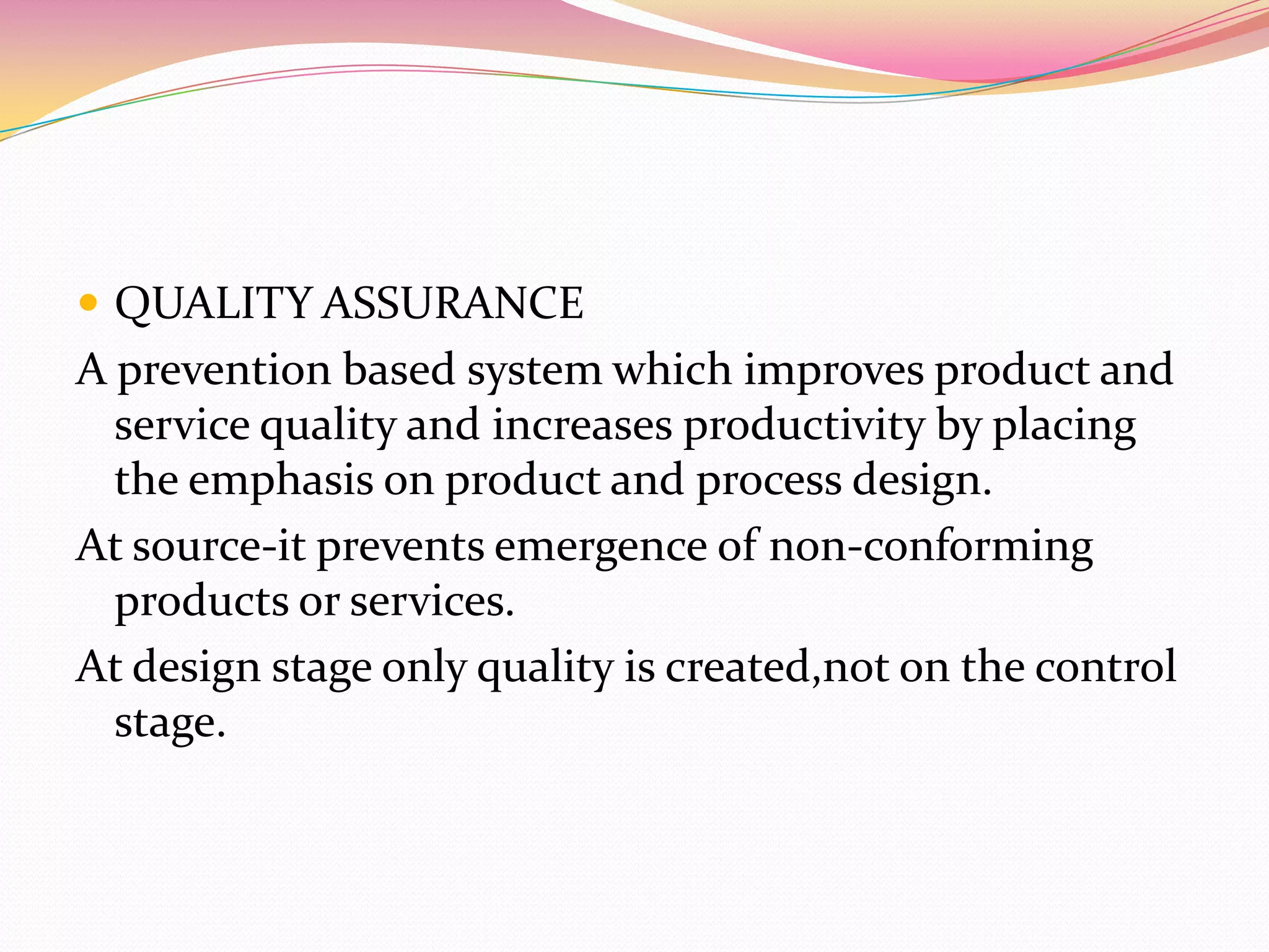 FOOD SAFETY NOTES-QUALITY ASSURANCE | PPTX