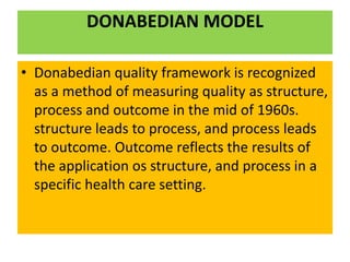 Quality assurance in nursing management | PPTX