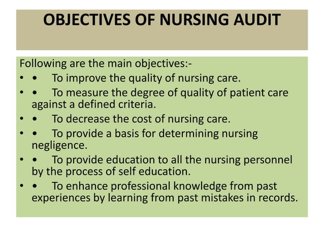 Quality assurance in nursing management | PPT